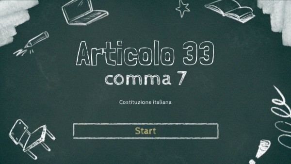 Articolo 33 | Genially