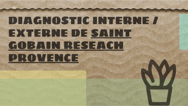 diagnostic interne / externe de saint gobain reseach provence | Genially