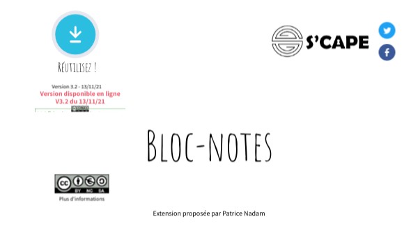 Bloc-notes | Genially