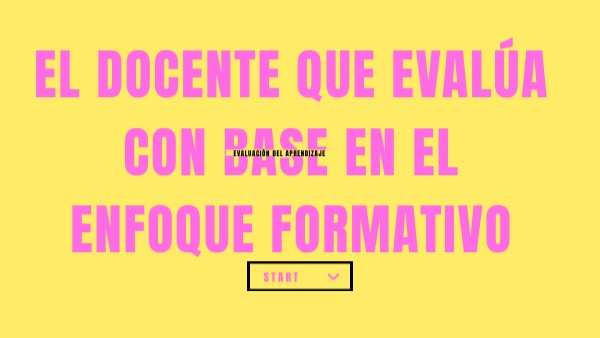 El Docente Que Evalúa Con Base En El Enfoque Formativo Genially 6557
