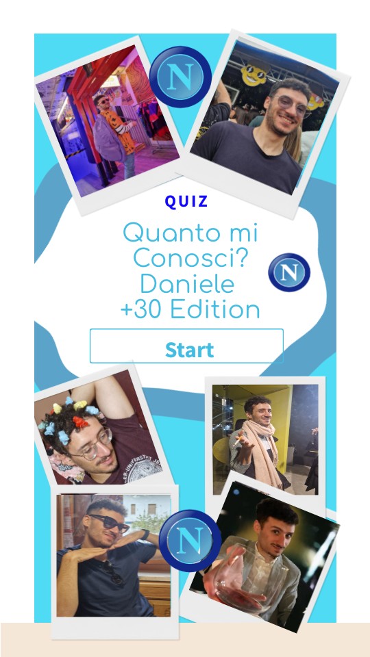 Quanto mi Conosci? Daniele +30 Edition | Genially