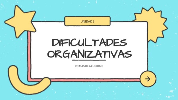 Dificultades organizativas | Genially