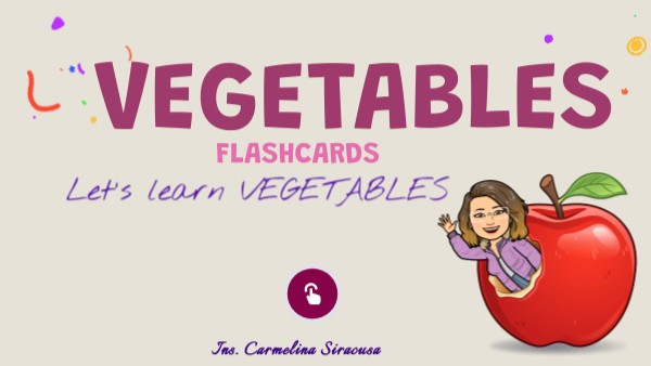 VEGETABLES FLASHCARDS | Genially