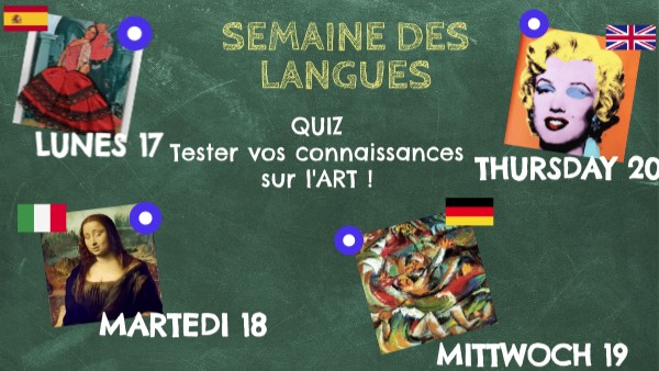 SEMAINE DES LANGUES 17-21 mars 2025 | Genially