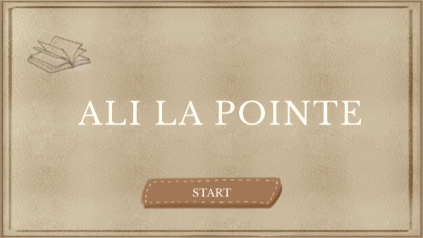Ali la pointe | Genially