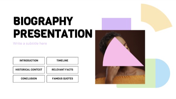 Biography presentation | Genially