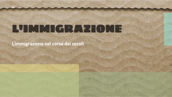 l'immigrazione | Genially
