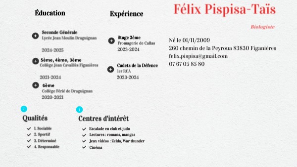 Félix Pispisa-Taïs | Genially