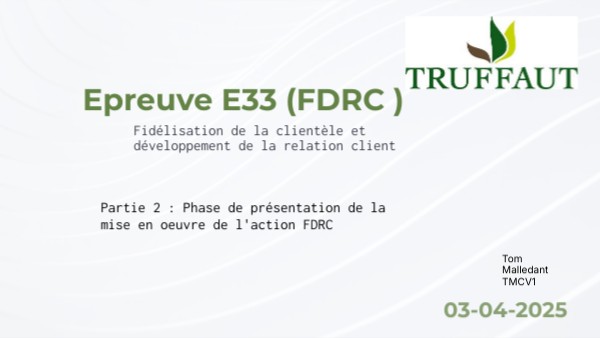 Epreuve E33 (FDRC ) | Genially