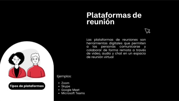 Plataformas de reunión | Genially