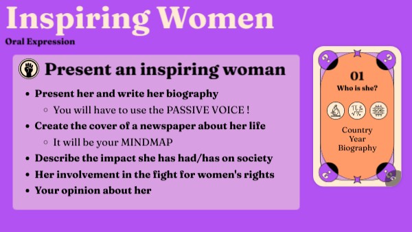 Inspiring Women | Genially