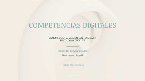 COMPETENCIAS DIGITALES (Proyecto 1) | Genially