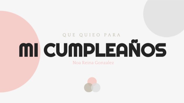 MI CUMPLEAÑOS | Genially