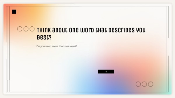 self-identity | Genially