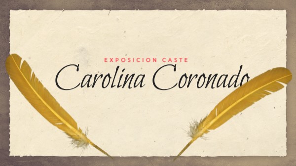 Carolina Coronado | Genially