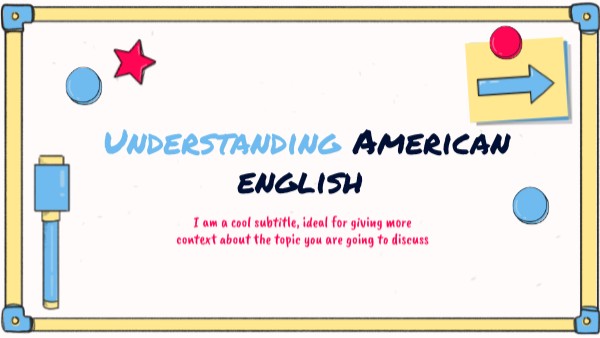 Understanding American english | Genially