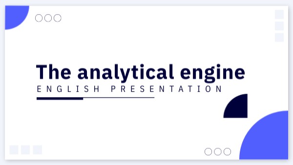 The analytical engine | Genially