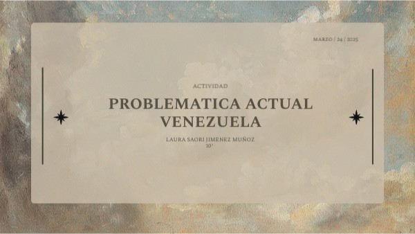 Actividad:Problemática actual Venezuela | Genially