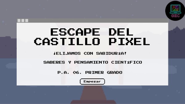Escape DEL CASTILLO PIXEL | Genially