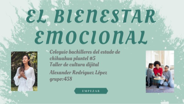 EL BIENESTAR EMOCIONAL | Genially