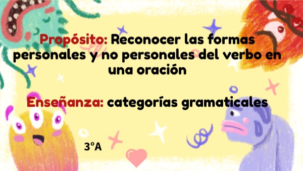 forma personales y no personales del verbo | Genially