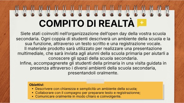 COMPITO DI REALTÀ | Genially