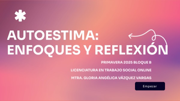 AUTOESTIMA: ENFOQUES Y REFLEXIÓN | Genially