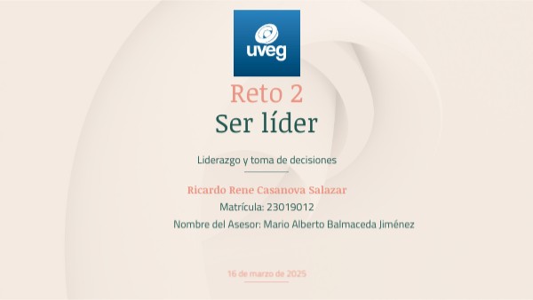 Reto 2 Ser líder | Genially