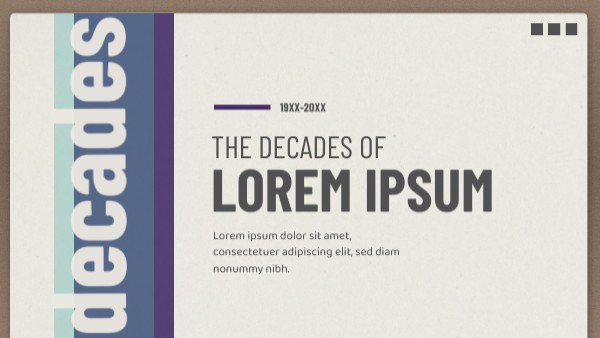 Decades Presentation | Genially