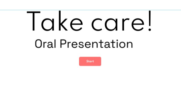 Take care! | Genially