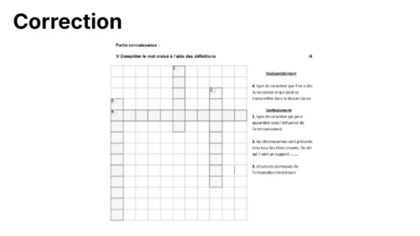 Correction | Genially