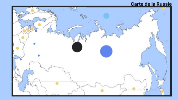 Carte de la Russie | Genially