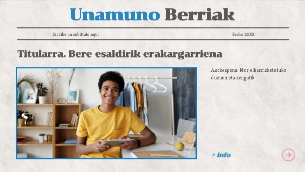 Unamuno Berriak | Genially