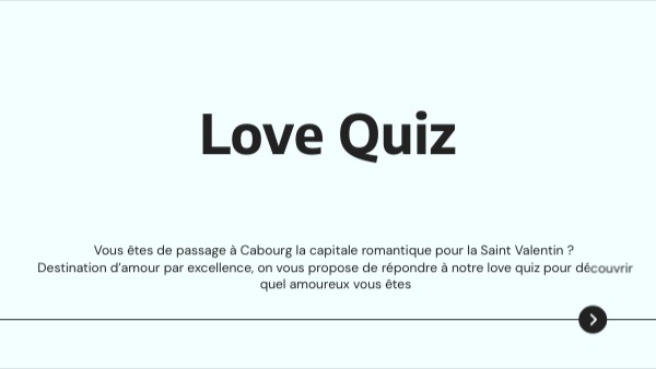 Love Quiz | Genially