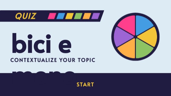 bici e mono | Genially