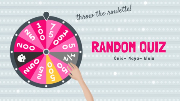 Random quiz | Genially