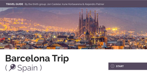 Barcelona Trip | Genially