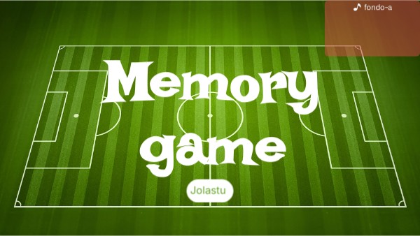 Memory game | Genially