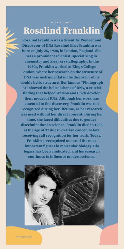 Rosalind Franklin | Genially