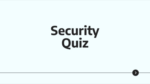 Security Quiz | Genially