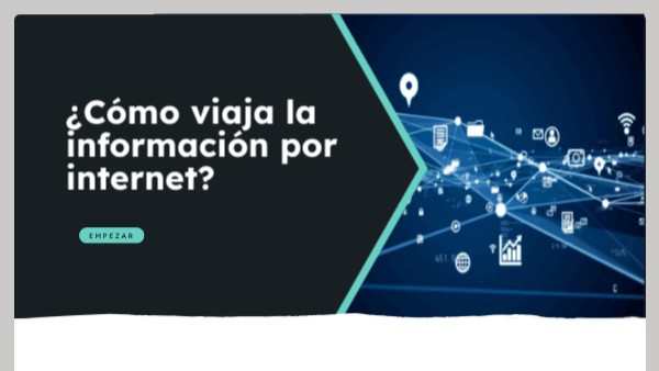 ¿Cómo viaja la información por internet? | Genially