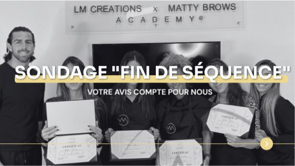 SONDAGE "FIN DE SÉQUENCE" | Genially