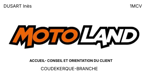 ACCUEIL- CONSEIL ET ORIENTATION DU CLIENT | Genially