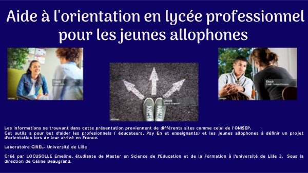 Domaine de formation et fiches métiers en filière professionnelle ...