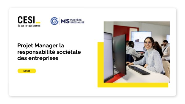 Projet Manager le RSE_CESI | Genially