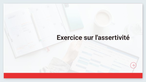 Exercice sur l'assertivité | Genially
