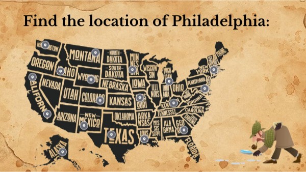 Find the location of Philadelphia | Genially