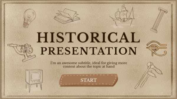 Présentation historique | Genially
