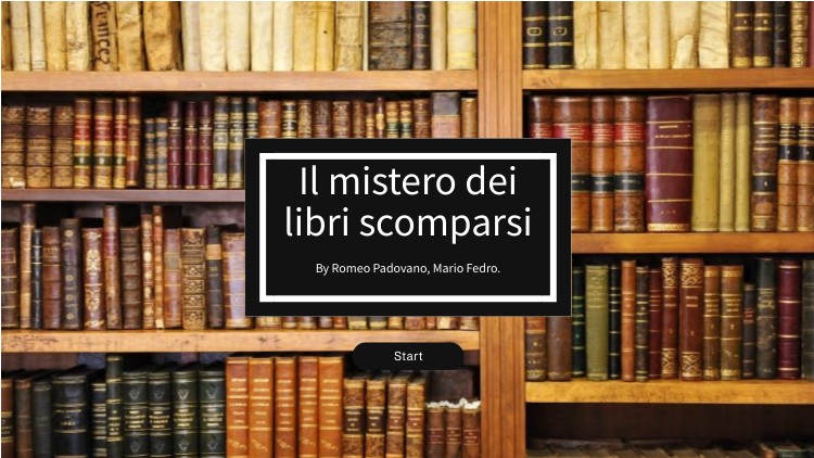Il mistero dei libri scomparsi | Genially