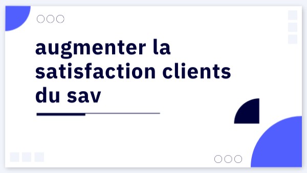 augmenter la satisfaction clients du sav | Genially